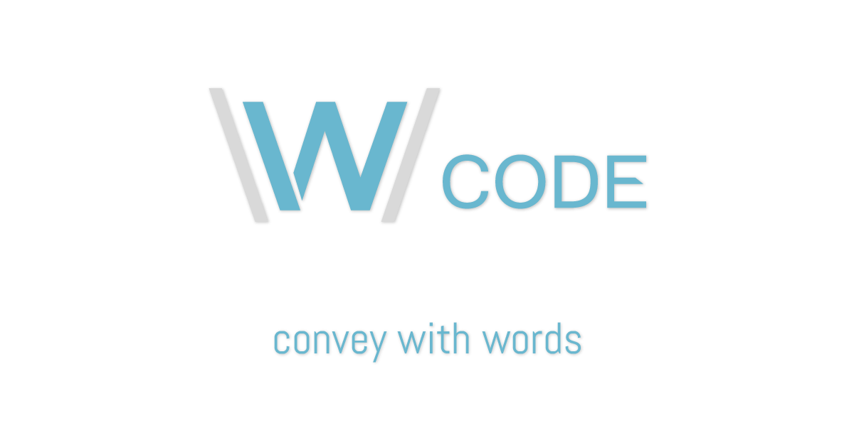 Instruction manual to using the WCode application - WCodes